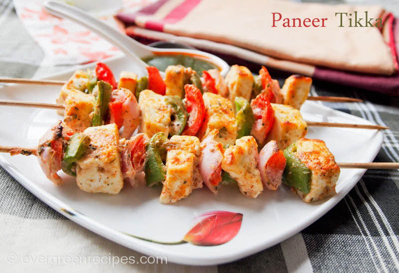 Paneer Tikka Recipe With Step By Step Pictures Paneer Tikka Recipe With Step By Step Pictures